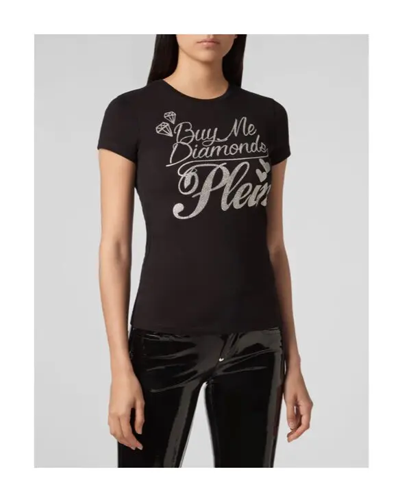 Philipp Plein Buy Me Diamonds" Logo T-shirt