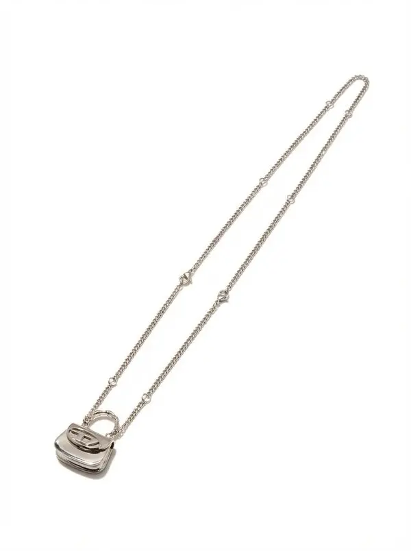 Gucci Bijoux Mini Bag Pendant Necklace - White