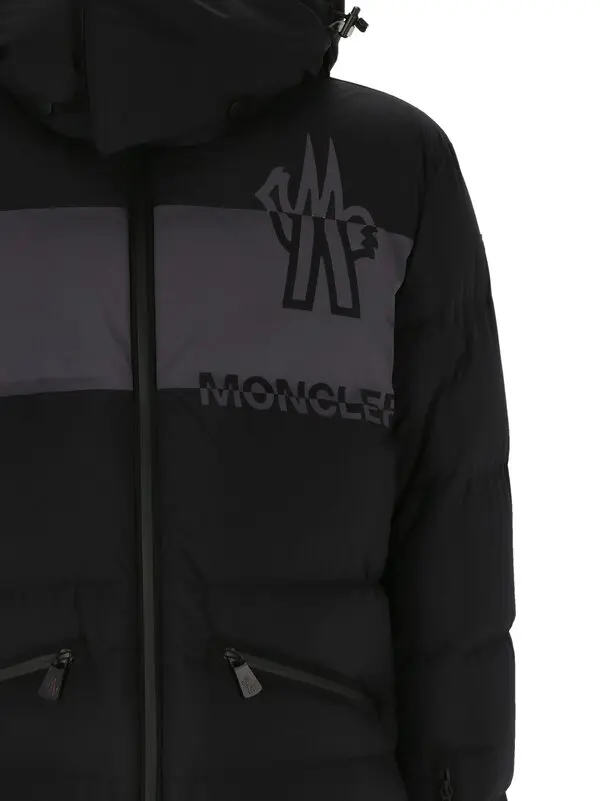 Moncler Logo Printed Hooded Padded Jacket
