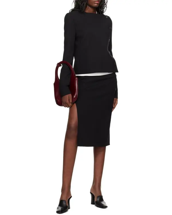 COURREGES Buttoned Tailored Jacket