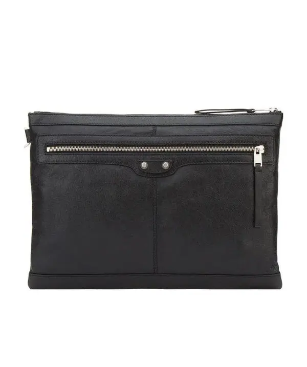 Balenciaga Zipper Handbag - Black
