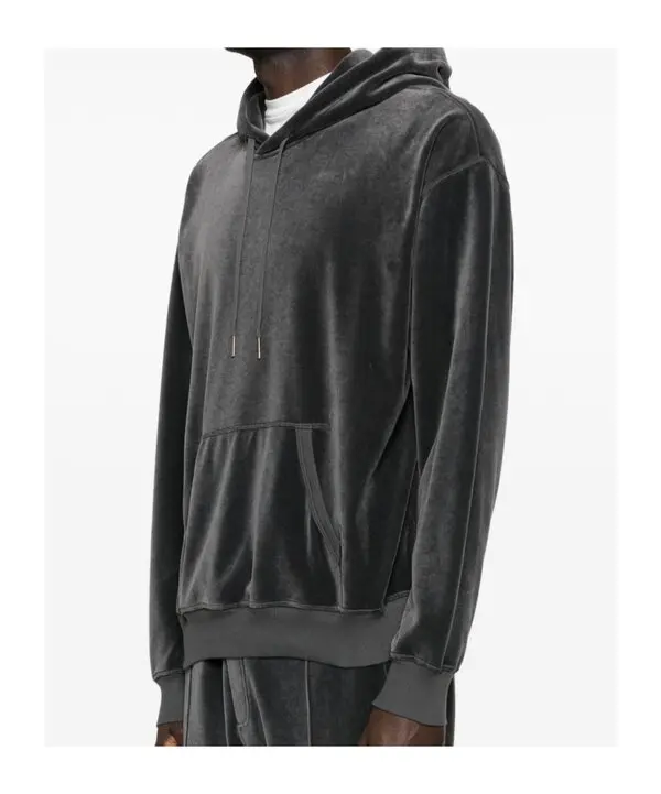 TOM FORD Velour Hoodie - Black