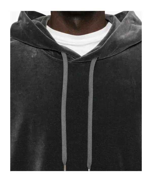 TOM FORD Velour Hoodie - Black
