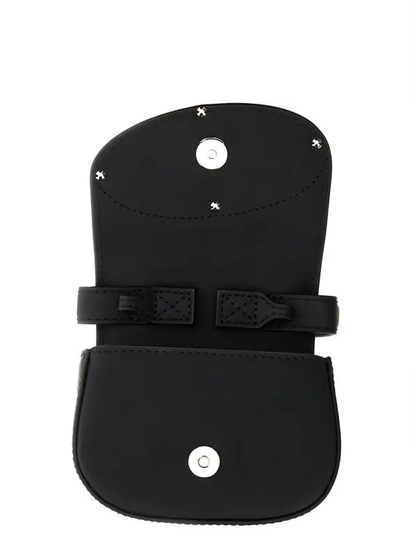 DIESEL® 1dr Iconic Leather Crossbody Bag - Black
