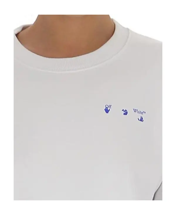 Off-White Floral Arrow Logo Sweatshirt