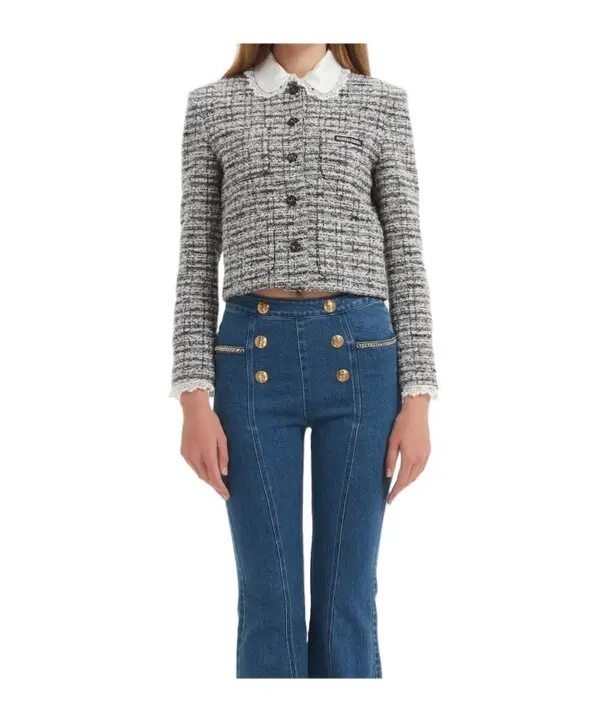 Marissa Chiara Lace Trim Jacket