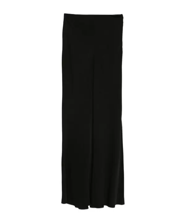 TWINSET Logo-plaque Maxi Skirt - Black
