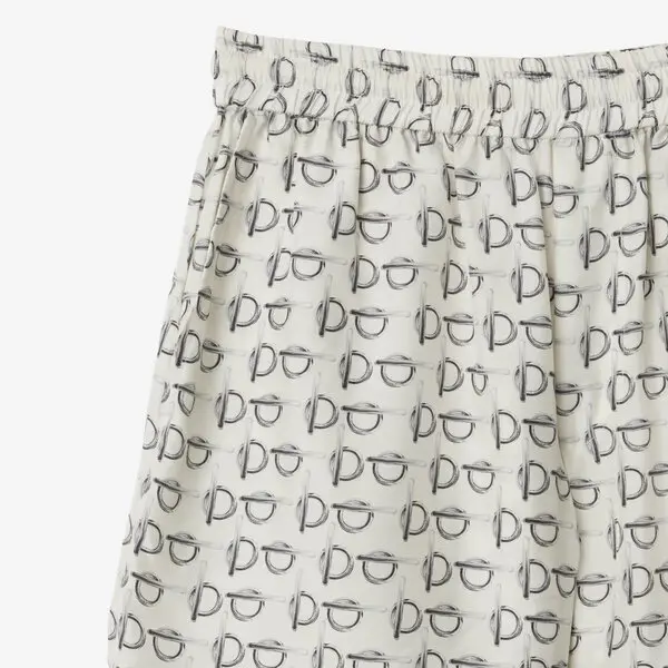 Burberry Drawstring All-over Printed Shorts