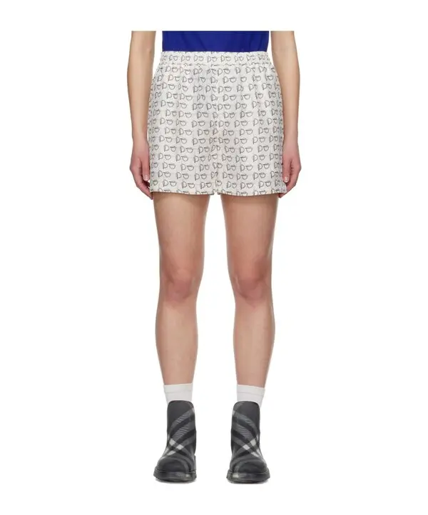 Burberry Drawstring All-over Printed Shorts