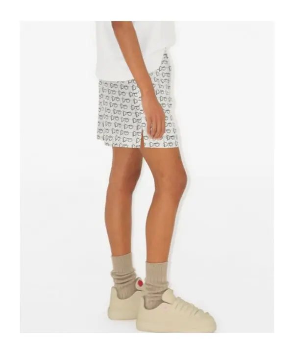 Burberry Drawstring All-over Printed Shorts