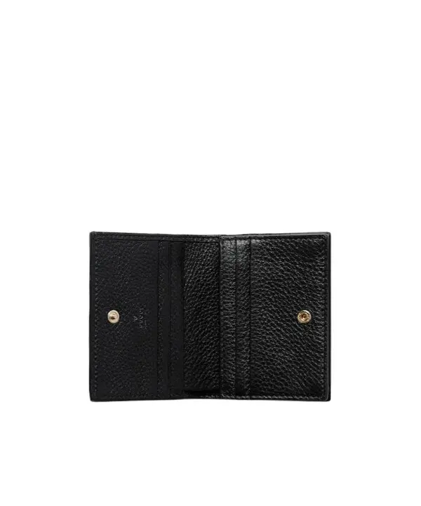 Gucci Gg Emblem Mini Wallet - Black