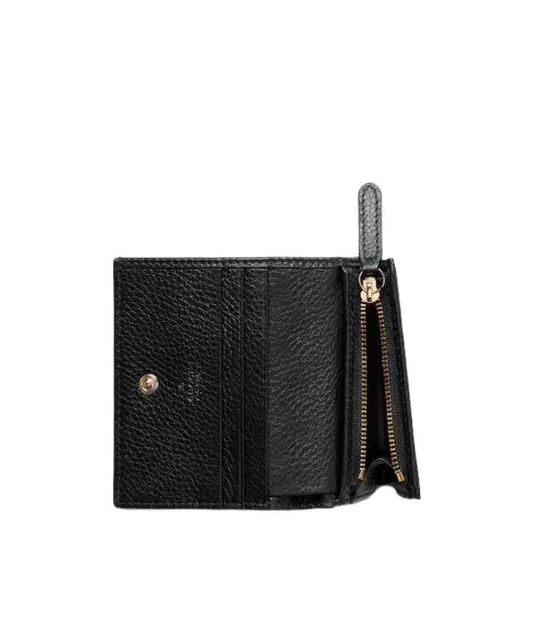 Gucci Gg Emblem Mini Wallet - Black