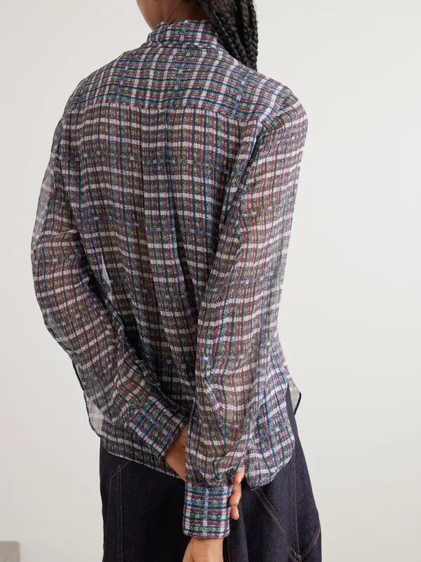 Isabel Marant Étoile Geona Plaid Shirt