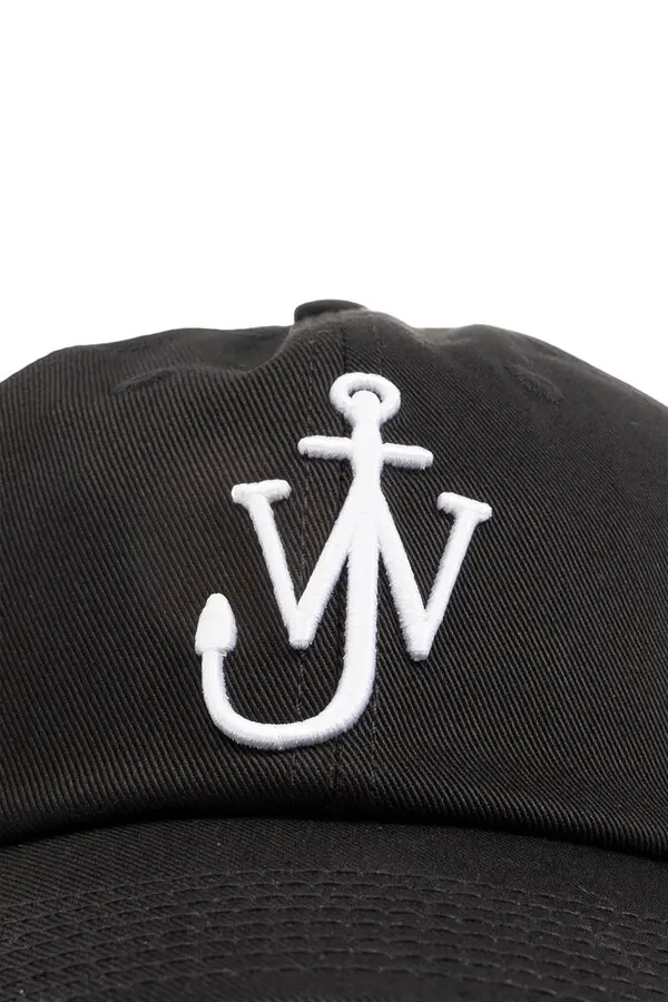 J.W.ANDERSON Jw Anderson Curved Peak Logo Embroidered Baseball Cap