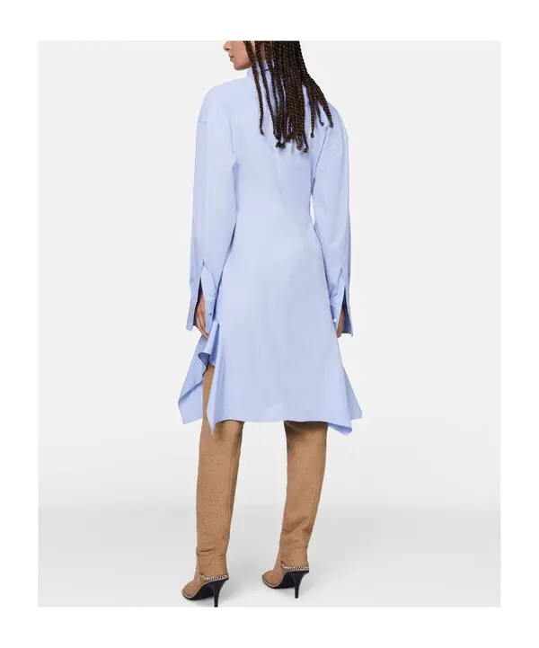 Stella McCartney Collared Long-sleeve Shirt Dress