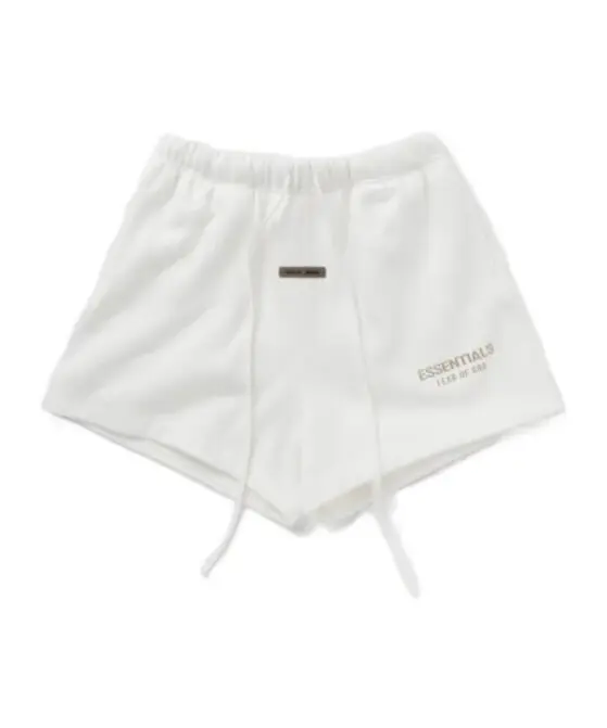 Fear Of God Drawstring Waist Shorts - White