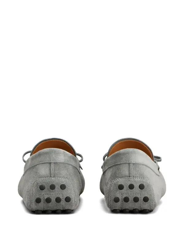 TOD'S Gommino Suede Loafers - Grey
