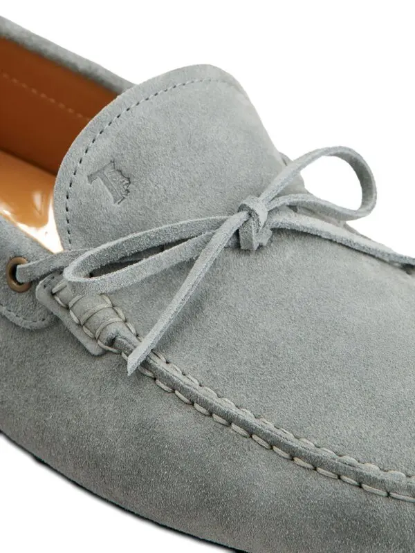 TOD'S Gommino Suede Loafers - Grey