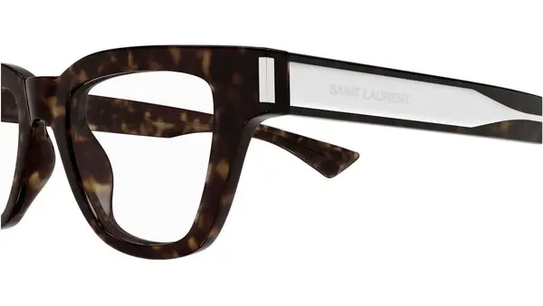 Saint Laurent Jacques Rectangular Eyeglasses - Black