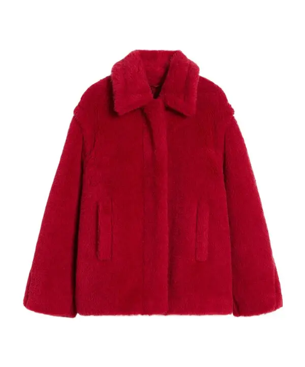 Max Mara Triton Long-sleeved Jacket - Red