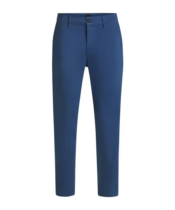 Hugo Boss Tailored Belt Loop Trousers - Blue