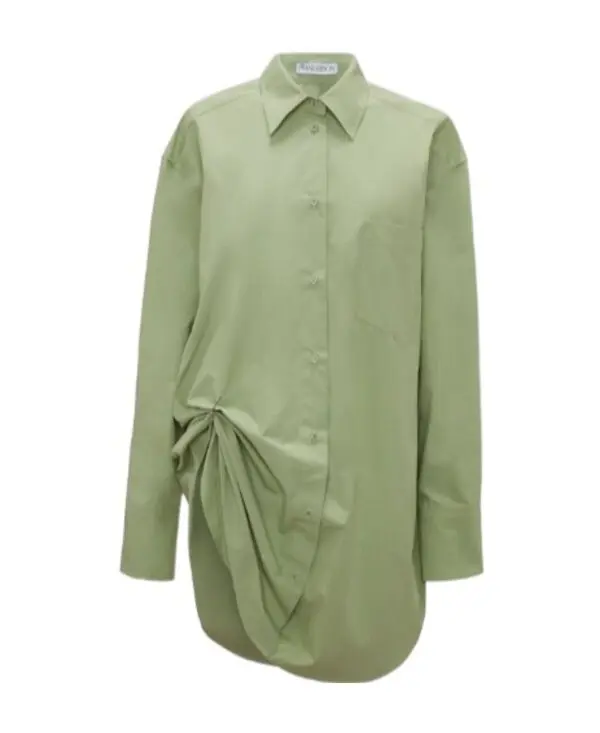 J.W.ANDERSON Jw Anderson Collared Button-up Shirt - Green