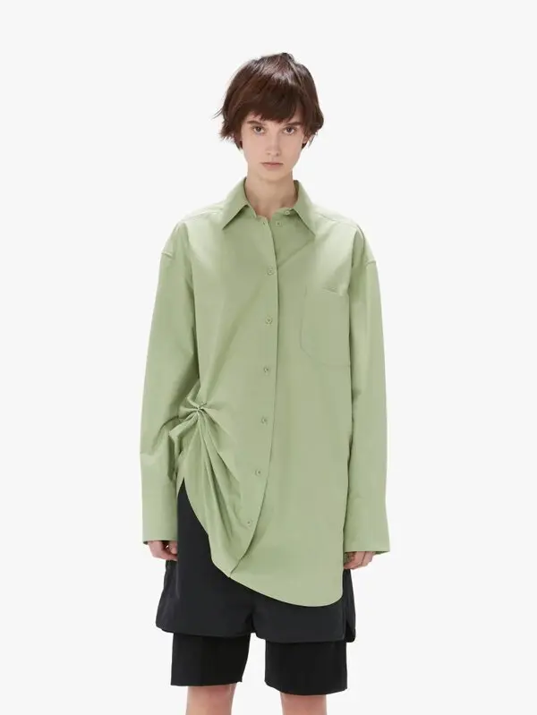 J.W.ANDERSON Jw Anderson Collared Button-up Shirt - Green