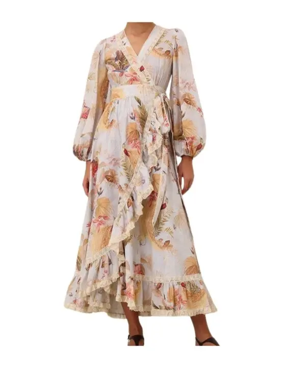 Zimmermann Ascension Frill Midi Dress - No