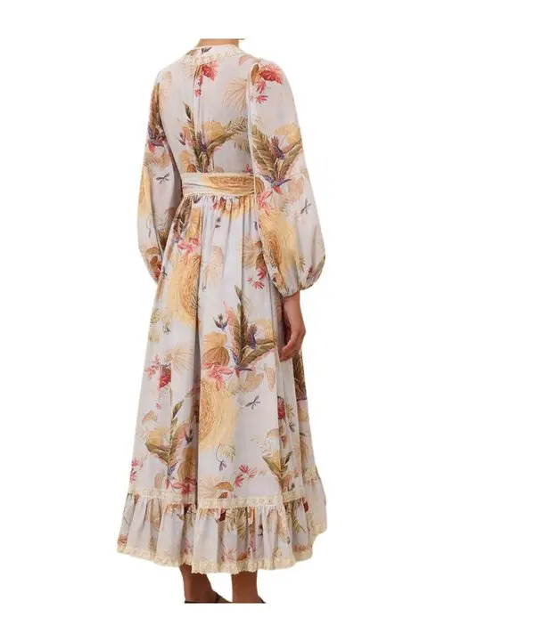Zimmermann Ascension Frill Midi Dress - No