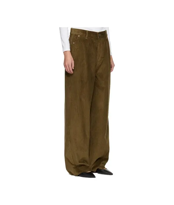 Ami Wide-leg Corduroy Trousers