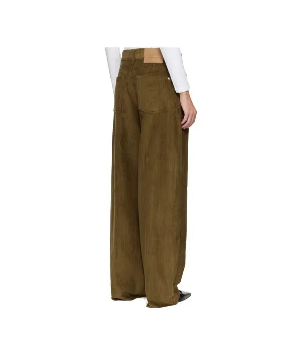 Ami Wide-leg Corduroy Trousers