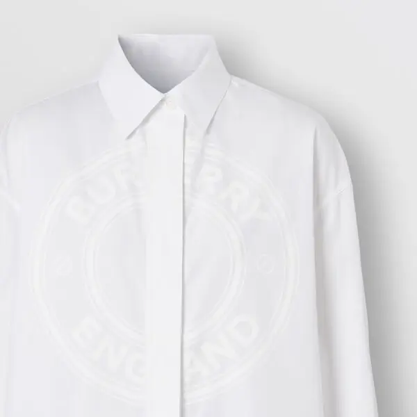 Burberry Logo-print Oxford Shirt