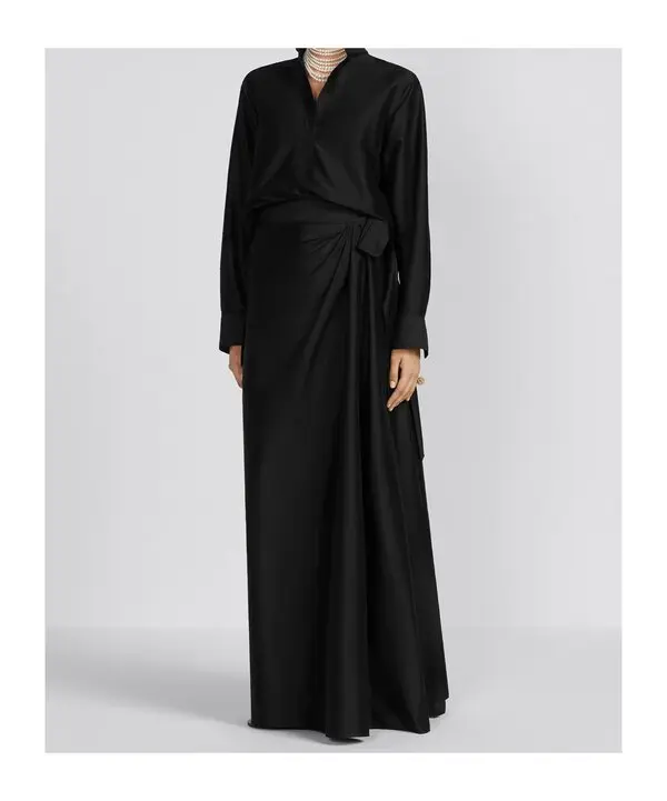 Dior Long Wrap Skirt