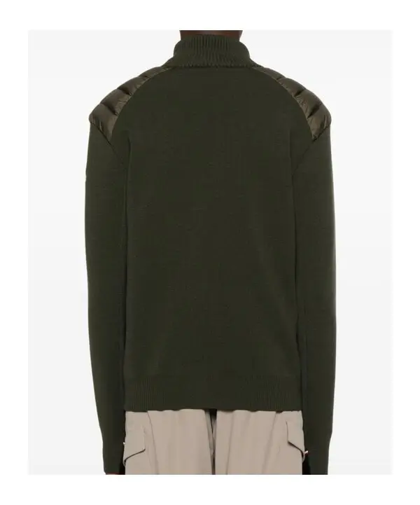 Moncler High Neck Zip-up Cardigan