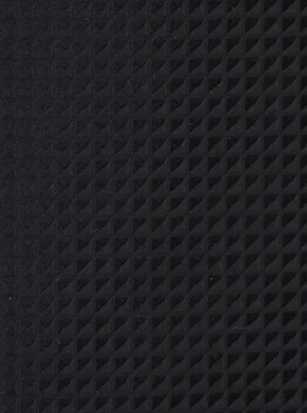 Emporio Armani All-over Checked Motif Tie - Black