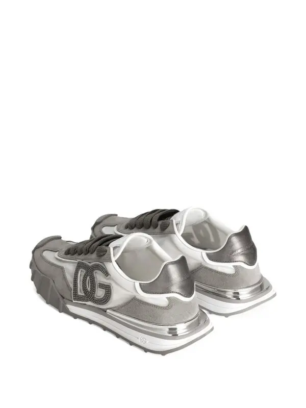 Dolce & Gabbana Dg Logo Embellished Sneakers - Gray