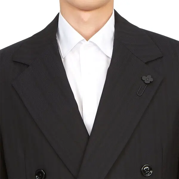LARDINI Long-sleeved Double-breasted Coat