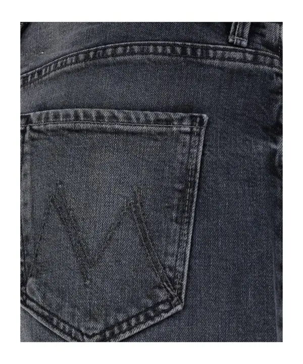 MOTHER The Ditcher Roller Sneak Wide Leg Jeans