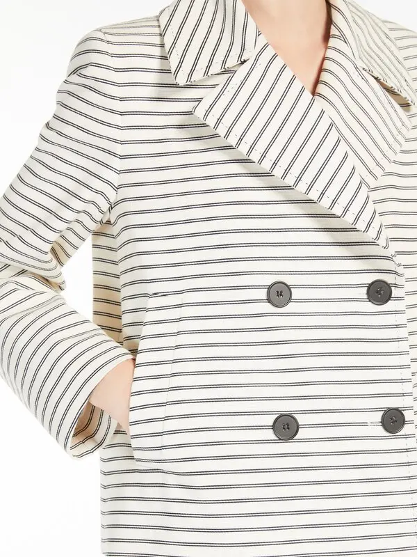 Max Mara Assuan Striped Double-breasted Jacket