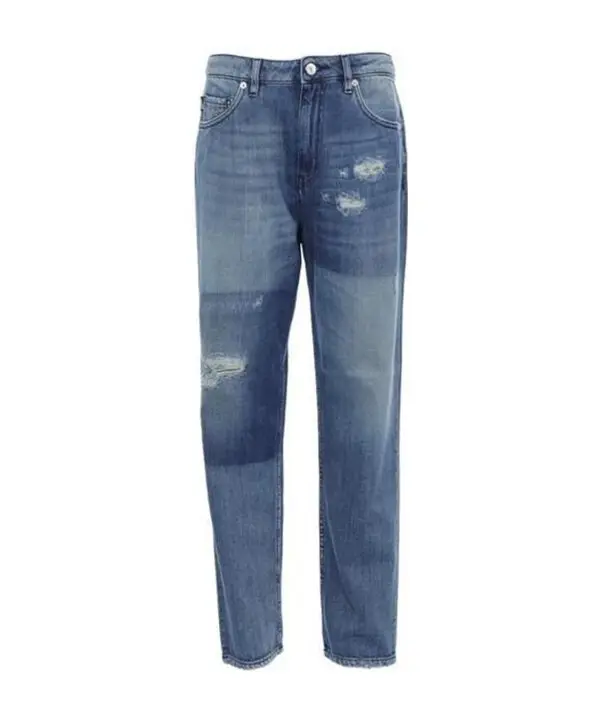 Moschino Straight Leg Jeans With Button Details