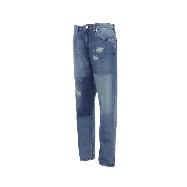 Moschino Straight Leg Jeans With Button Details