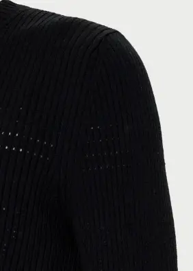 TWINSET Ribbed Embellished Top