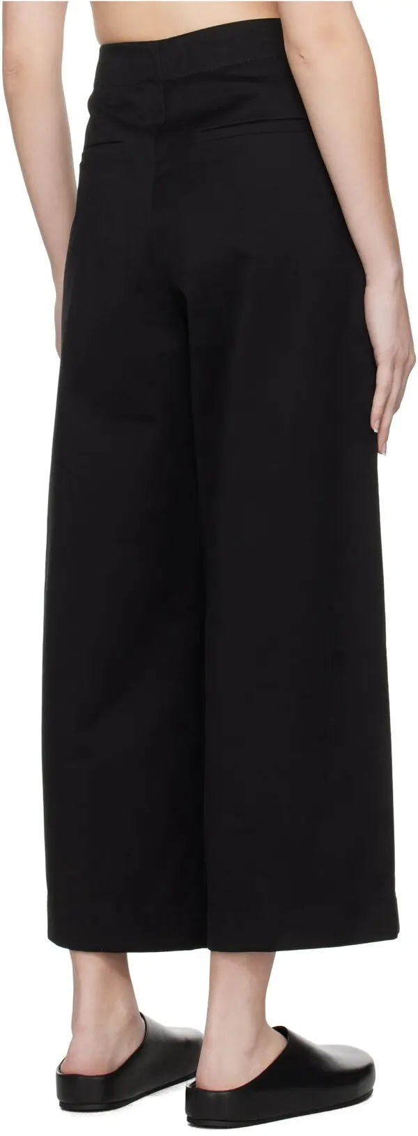 Studio Nicholson High-waisted Trousers - Black