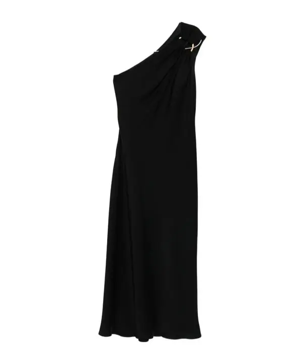 Max Mara One Shoulder Sleeveless Dress