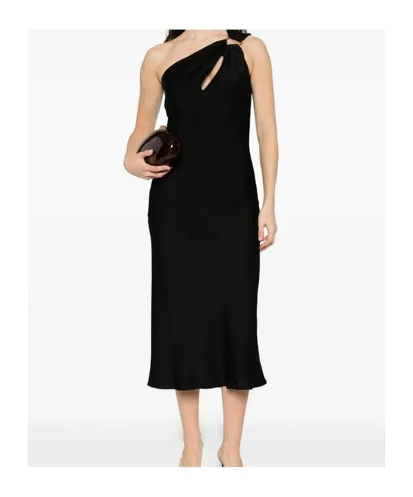 Max Mara One Shoulder Sleeveless Dress