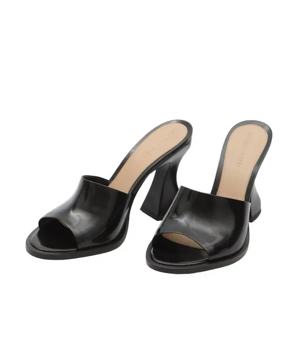 Bottega Veneta Cha Cha Heeled Mules - Black