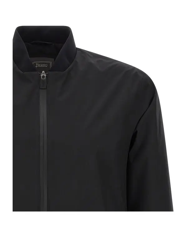 Herno Zip-up Bomber Jacket - Black