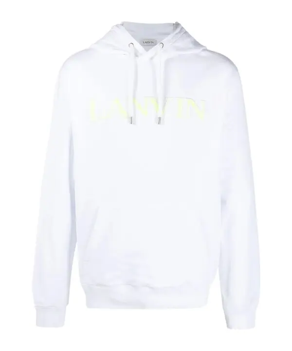 LANVIN Curb Lace Hoodie - White