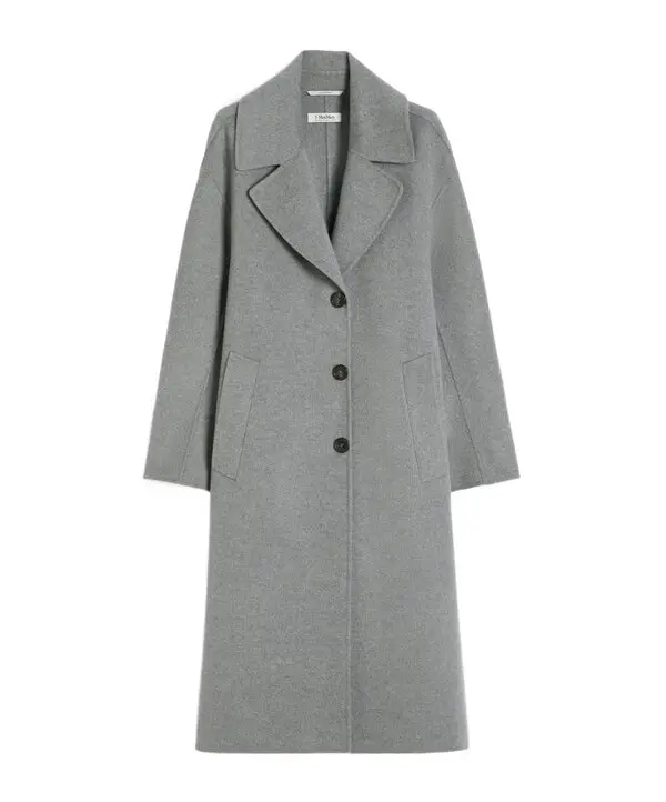 Max Mara Zoe Single-breasted Coat - Medium Gray
