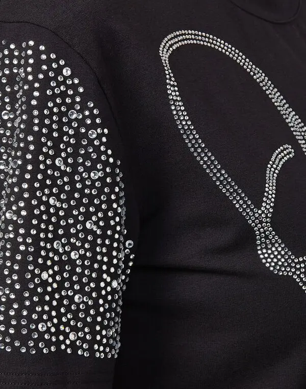 Philipp Plein Embellished Logo T-shirt